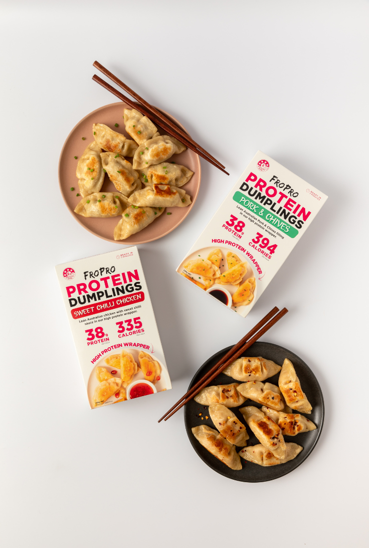 FroPro Launches Australia's First High Protein Dumplings - Now at Cole