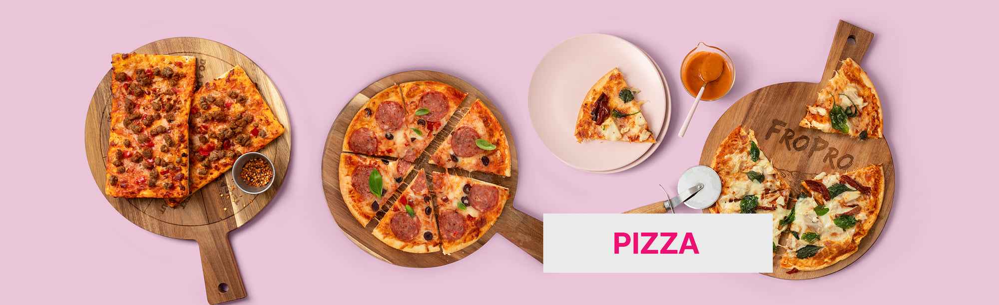 FroPro High-Protein Pizza | 50% Less Carbs, Full Flavour