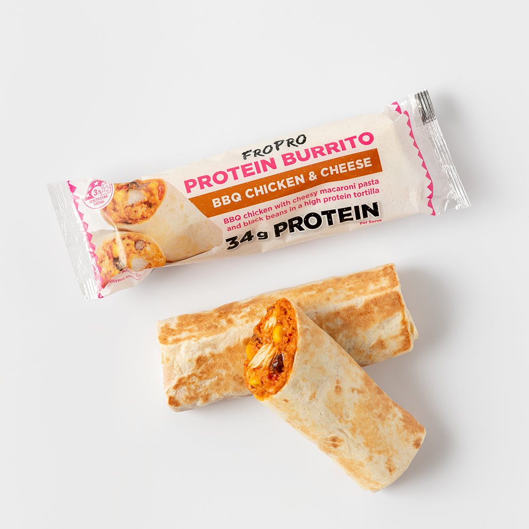 BBQ Chicken & Cheese Protein Burrito – FroPro