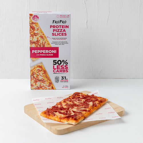FroPro Protein Pizza Slices | 25g+ Protein, 50% Fewer Carbs