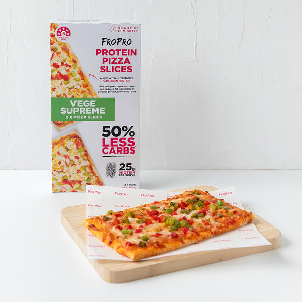 FroPro Protein Pizza Slices | 25g+ Protein, 50% Fewer Carbs