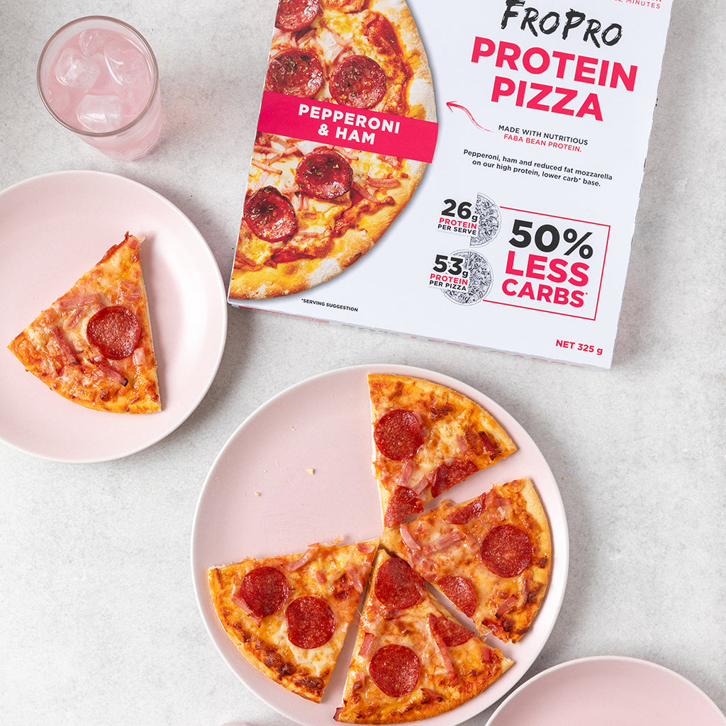 Pepperoni & Ham Protein Pizza – FroPro