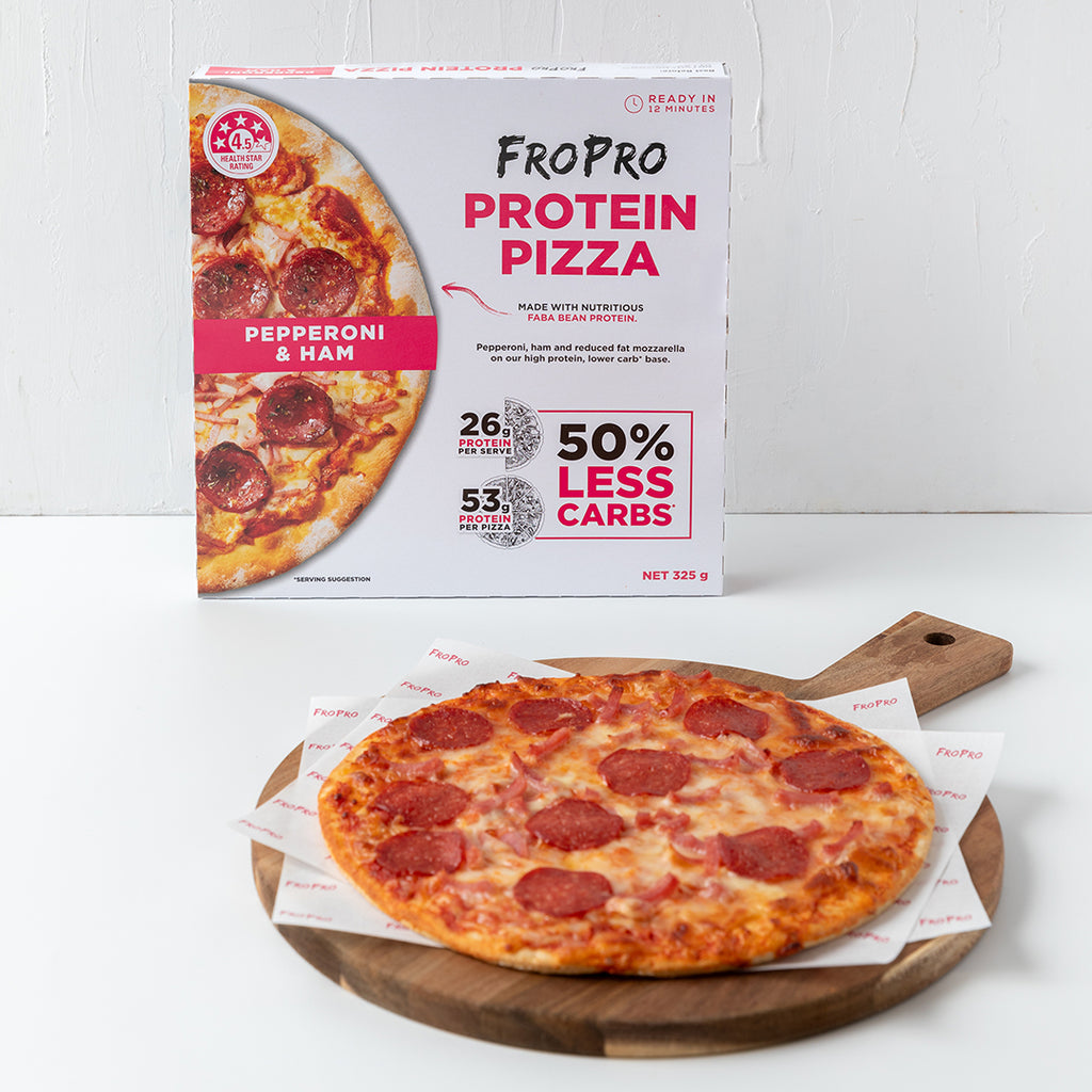 Pepperoni & Ham Protein Pizza – FroPro