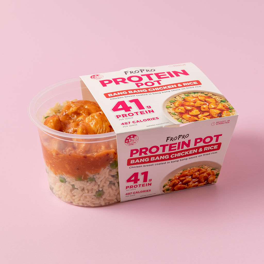 Bang Bang Chicken & Rice Protein Pot – FroPro