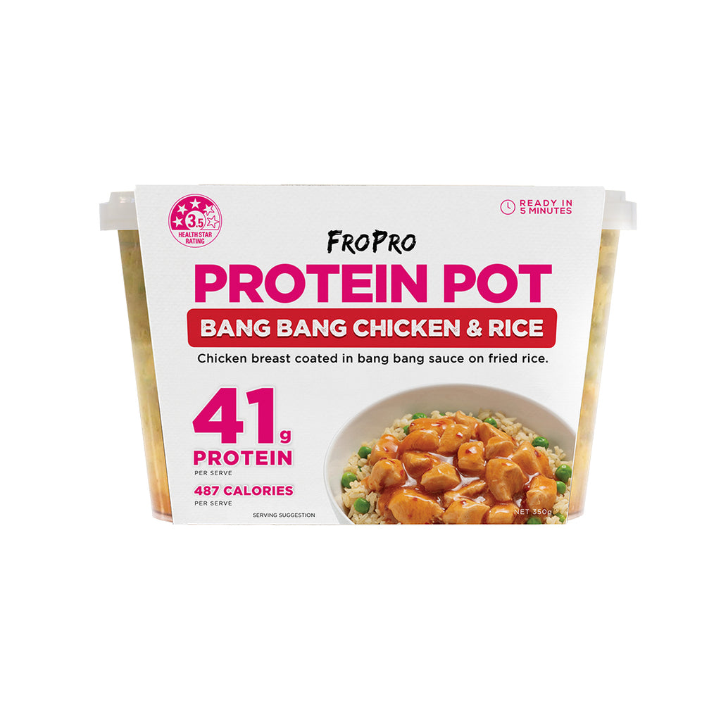 Bang Bang Chicken & Rice Protein Pot – FroPro