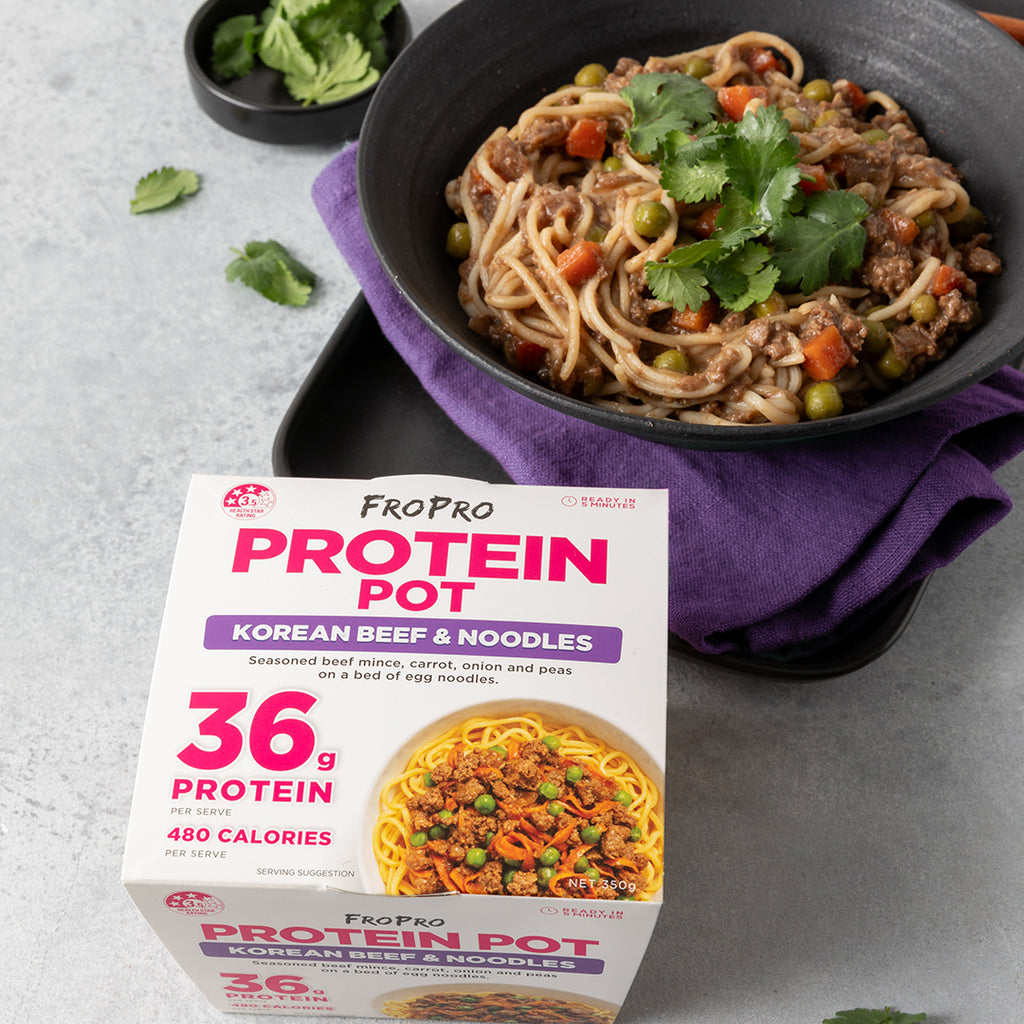 Korean Beef & Noodles Protein Pot – FroPro